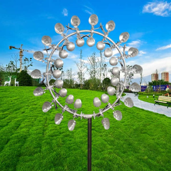 Kinetische windmolen met magische tuin | WINDARA – Frilla.nl